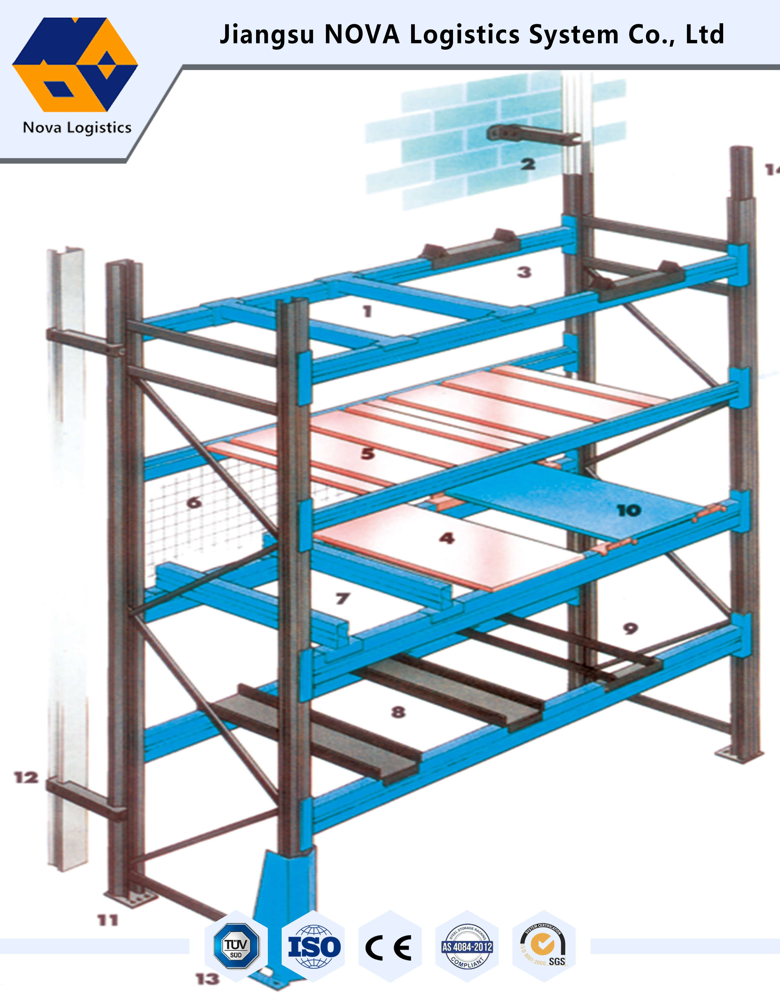 Storage Heavy-Duty Beam Selective Pallet Racking from China ...