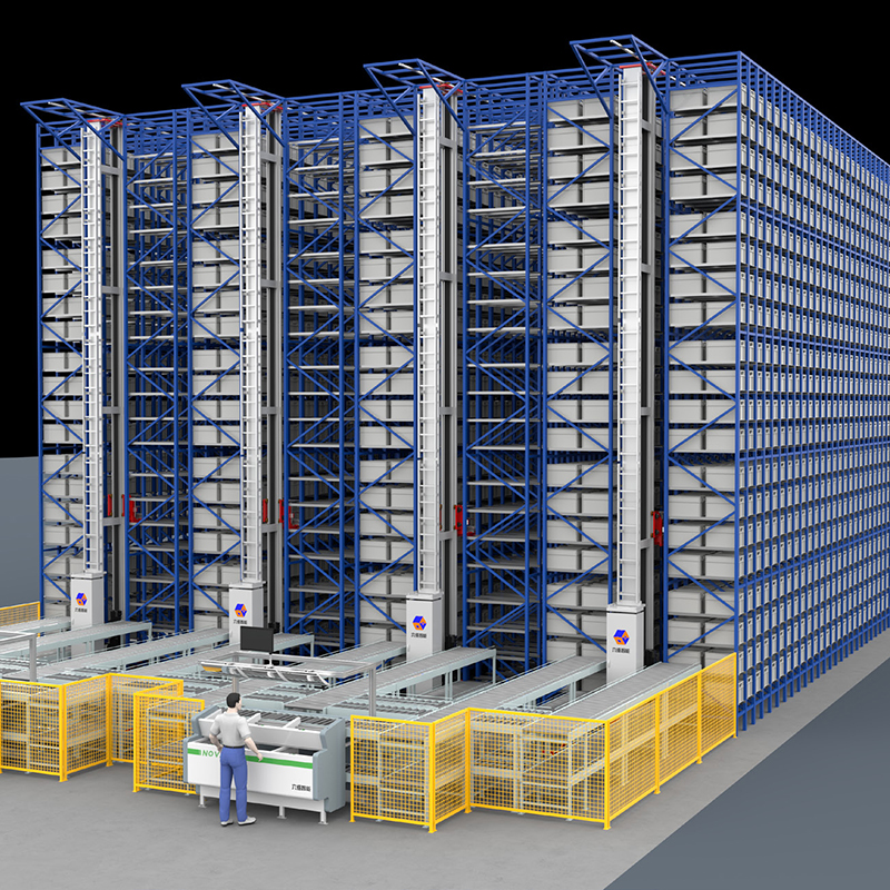 Smart Lifting Automatic Storage Rack Warehouse for Industry from China ...